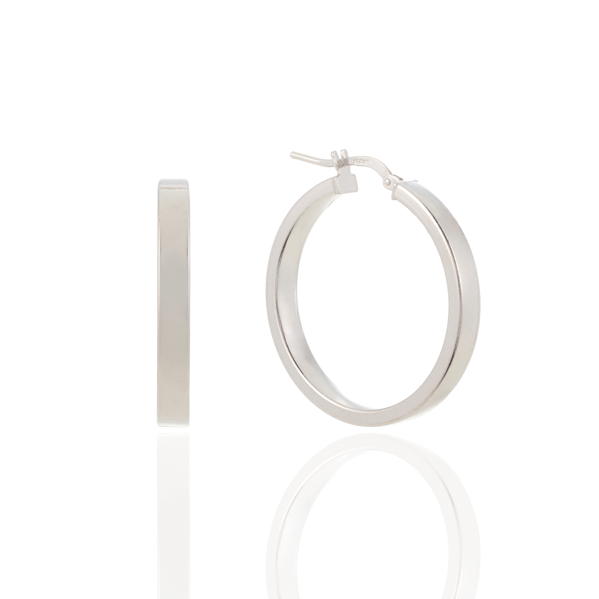 Argolas Prata Puranusa | PR80103417 — Ourivesaria Atlantis